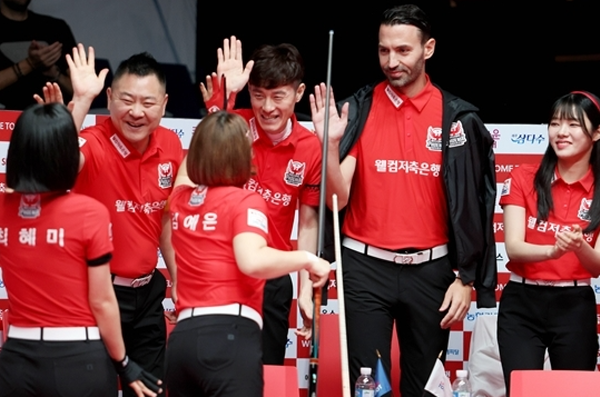 SK렌터카-웰컴저축은행-크라운해태 PBA 팀리그 2라운드 우승 삼파전